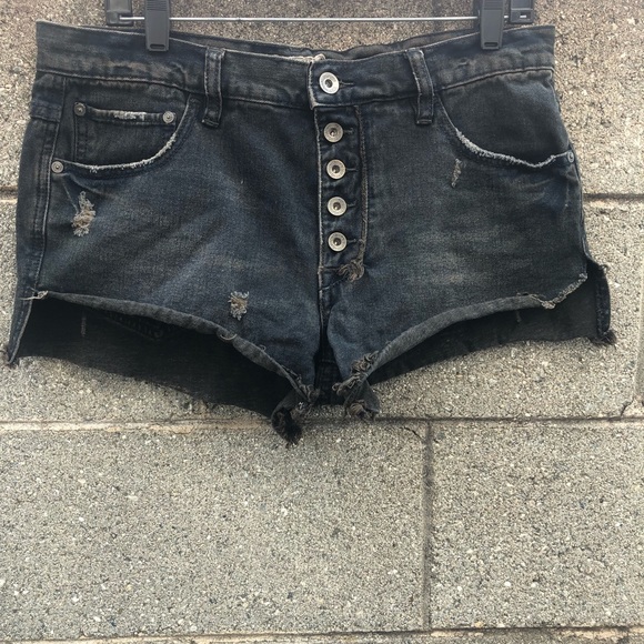 Free People | Shorts | Free People Cheeky High Rise Button Fly Shorts ...